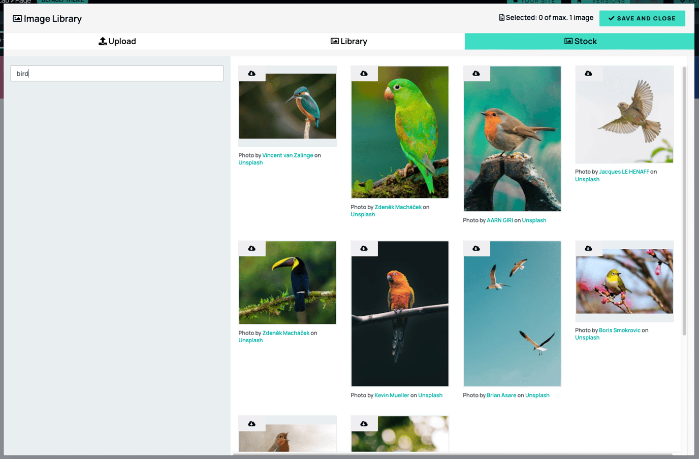 How do I add Image blocks?
