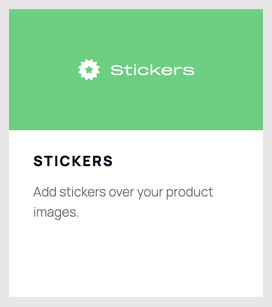 How do I use and navigate the Stickers plugin?
